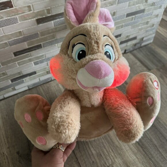 Disney | Toys | Disney Miss Bunny Plush Checks Light Up Thumpers ...
